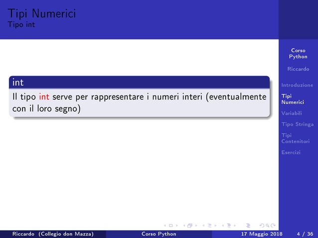 Lezione 1 Corso Python | PDF