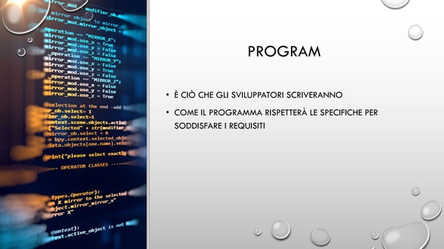 Software Engineering Introduction in Italian | PPT
