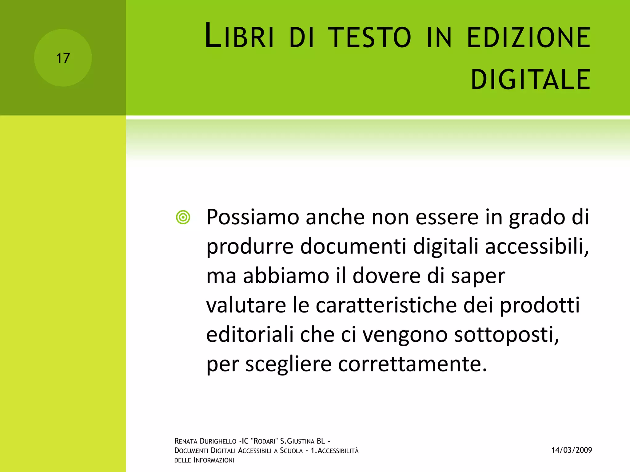 Lezione1 Accessibilità | PDF