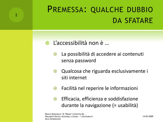 Lezione1 Accessibilità