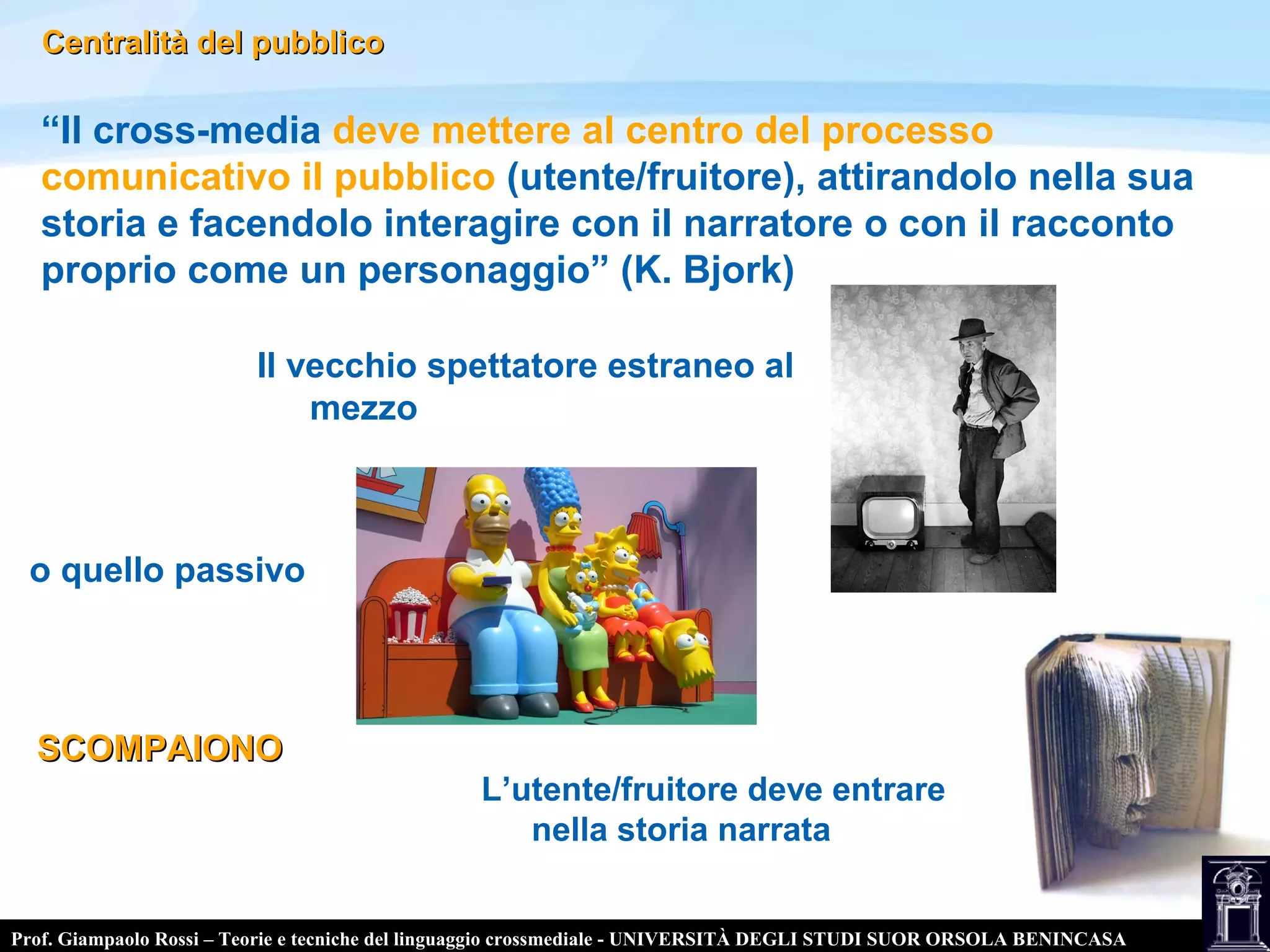 Lezione 10. narrazione e sistemi | PPT