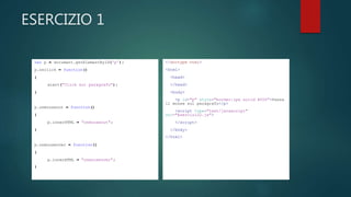 Lezione 11 - Javascript | PPTX
