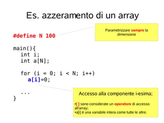 Lezione 12 (28 marzo 2012) puntatori vettori | PPT