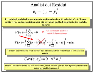 Regressione - Lezione 13 | PPT