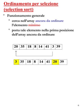 Lezione 18 (18 aprile 2012) ordinamenti | PDF