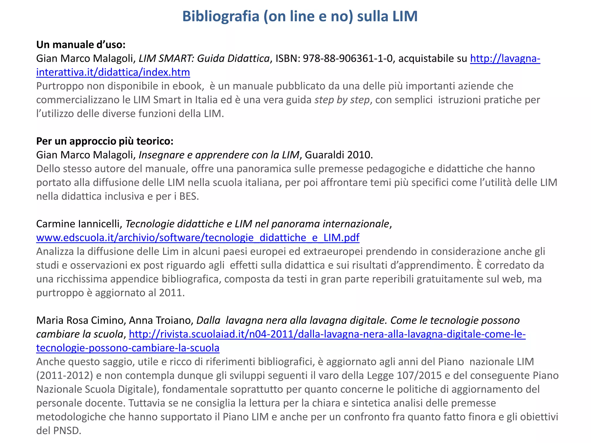 La LIM: cos'è e come funziona | PPTX