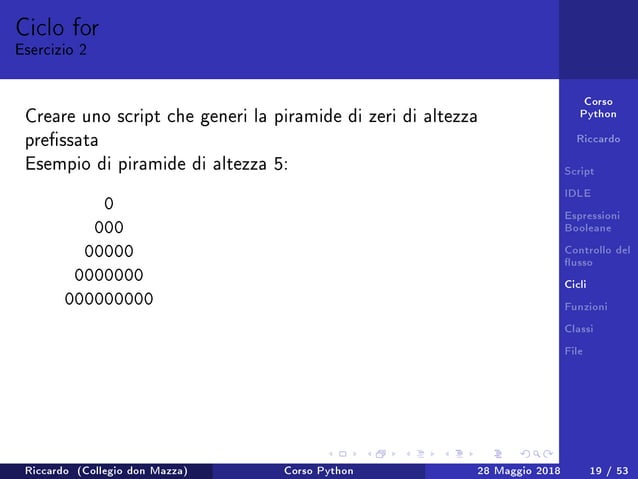 Lezione 2 Corso Python | PPT