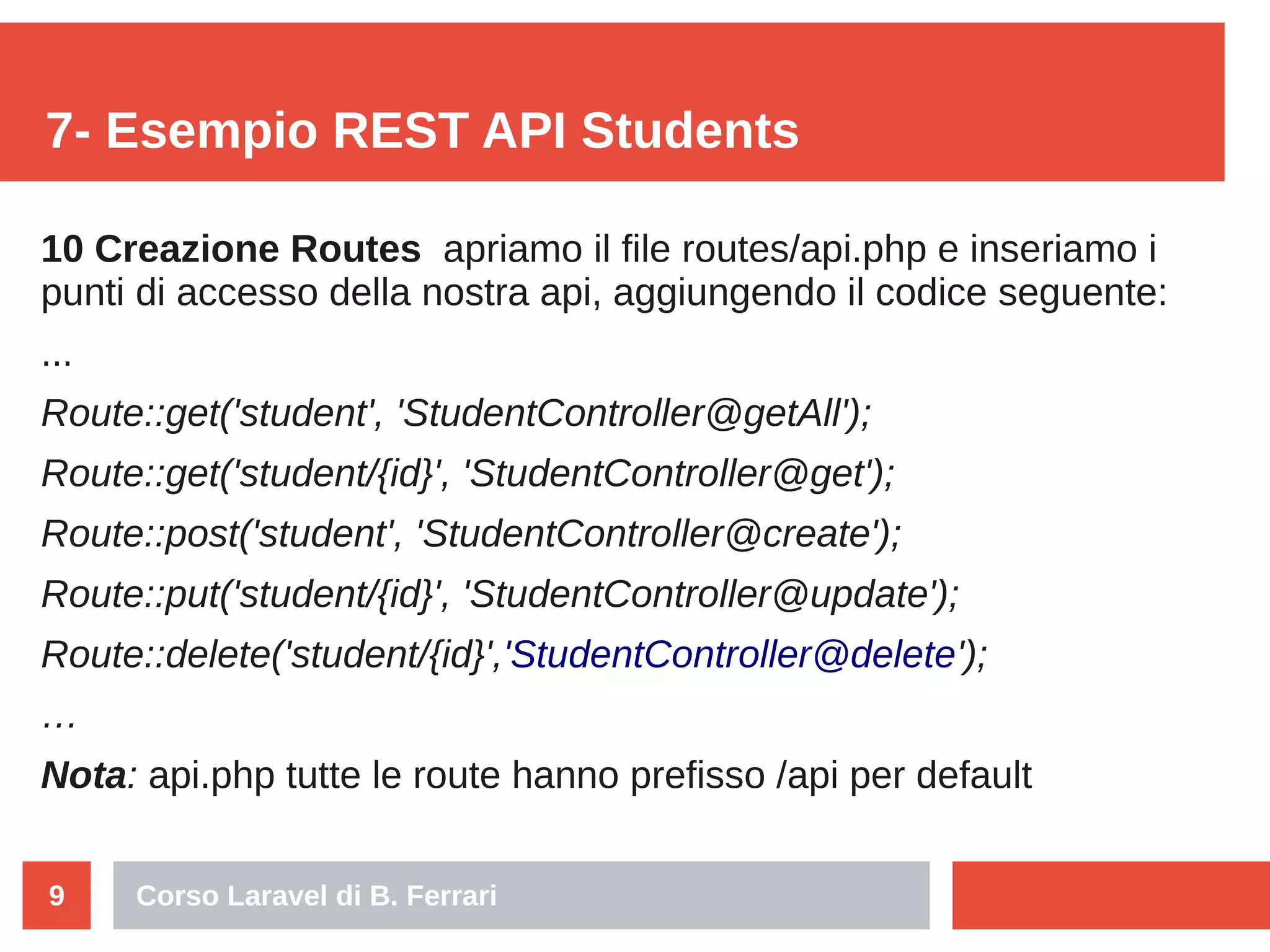 Laravel 7 REST API | PPT