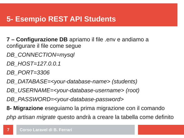 Laravel 7 REST API | PPT
