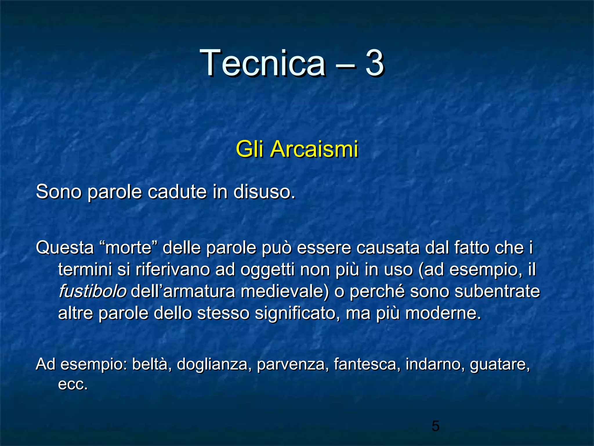 Lezione 3 | PPT