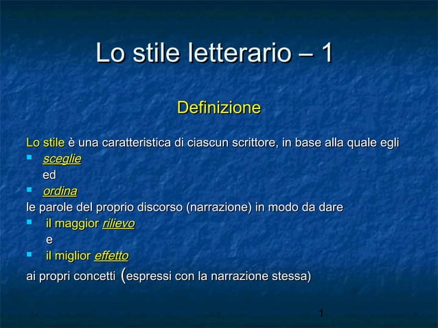 Lezione 3 | PPT