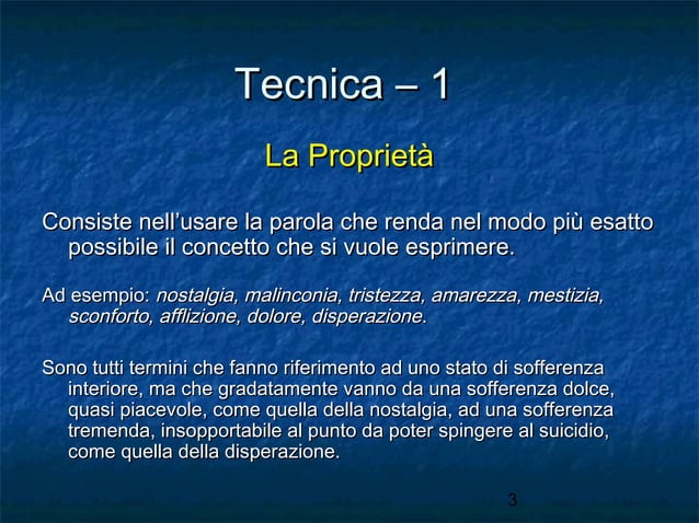 Lezione 3 | PPT