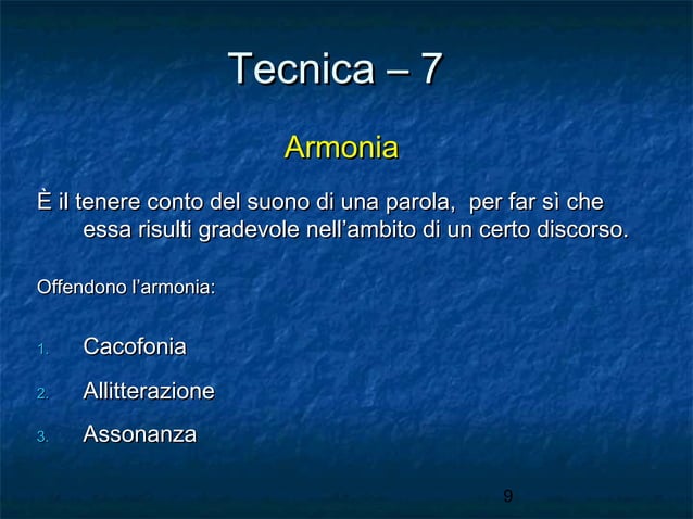 Lezione 3 | PPT