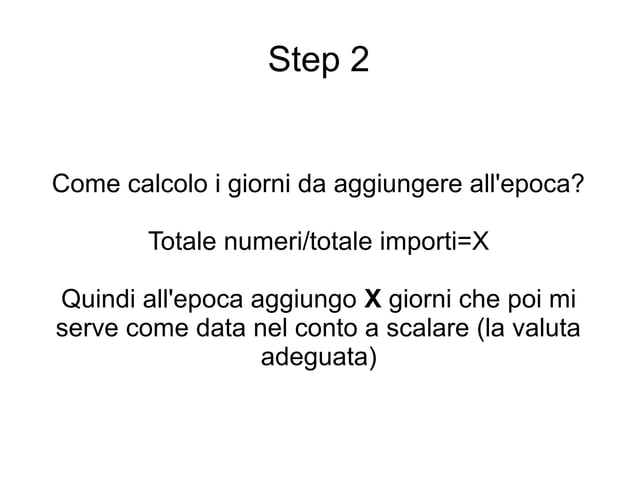 Lezione 3 calcolo della scadenza convenzionale | ODP