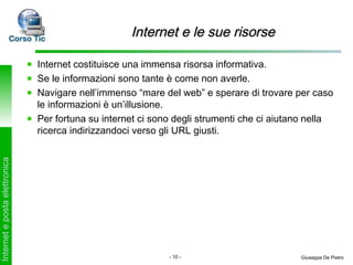 Lezione 3 internet | PPT | Browsers | Computer Software and Applications