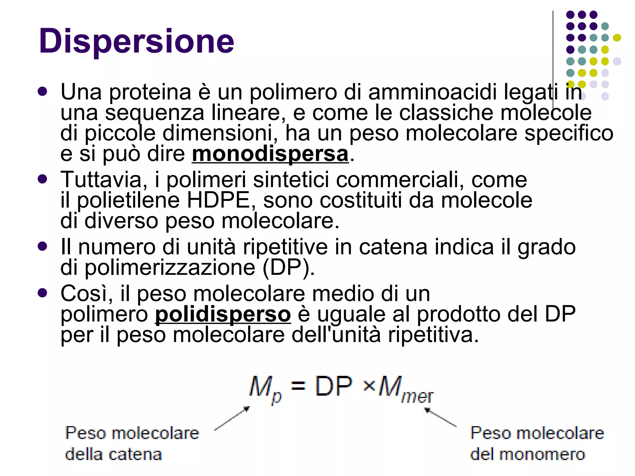 Lezione 3 polimeri i | PPT