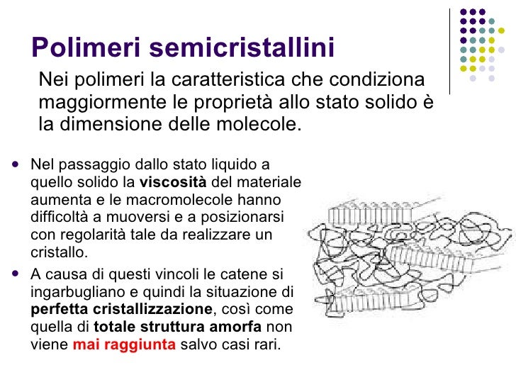 Lezione 3 polimeri i