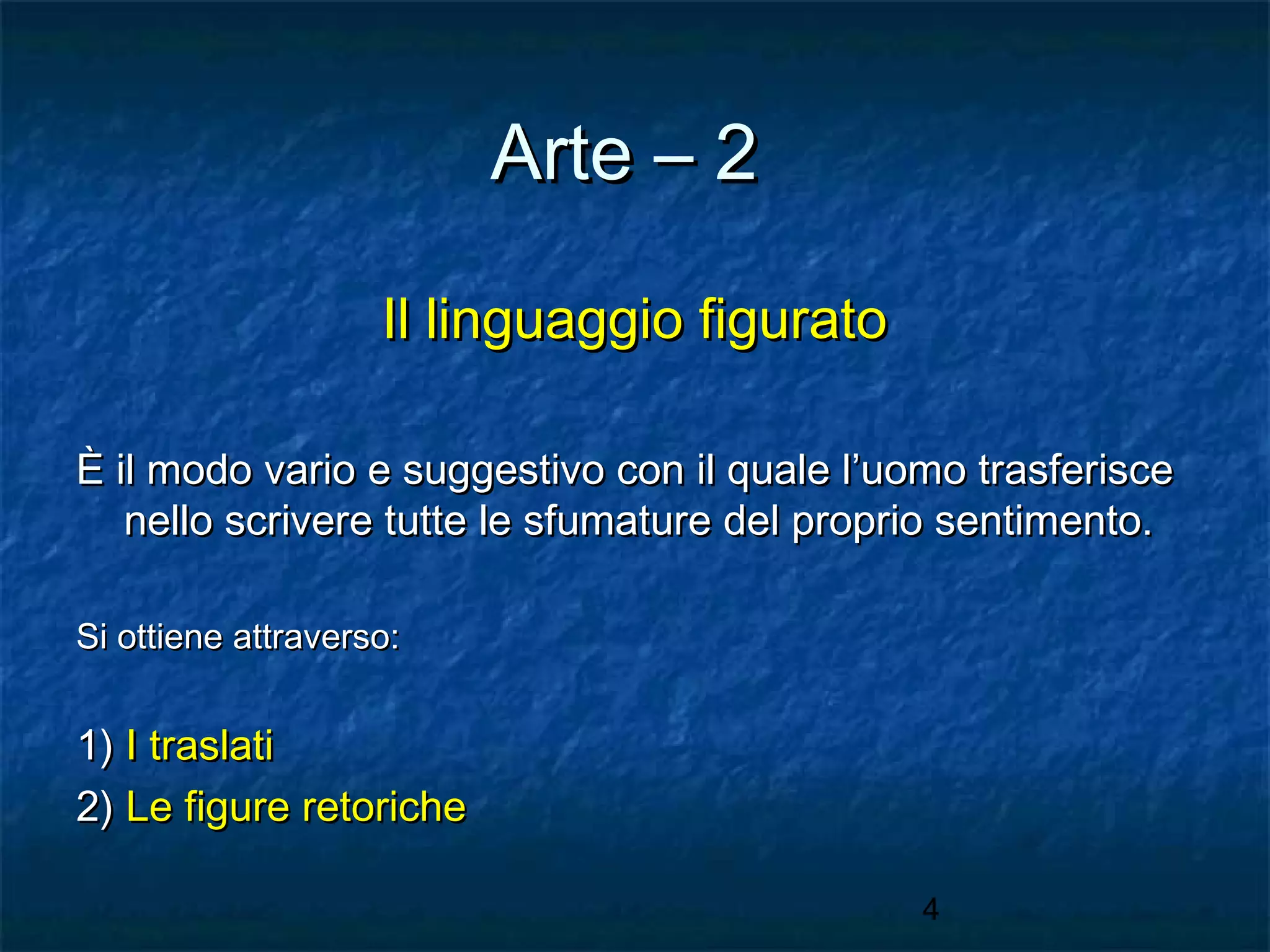 Lezione 4 | PPT