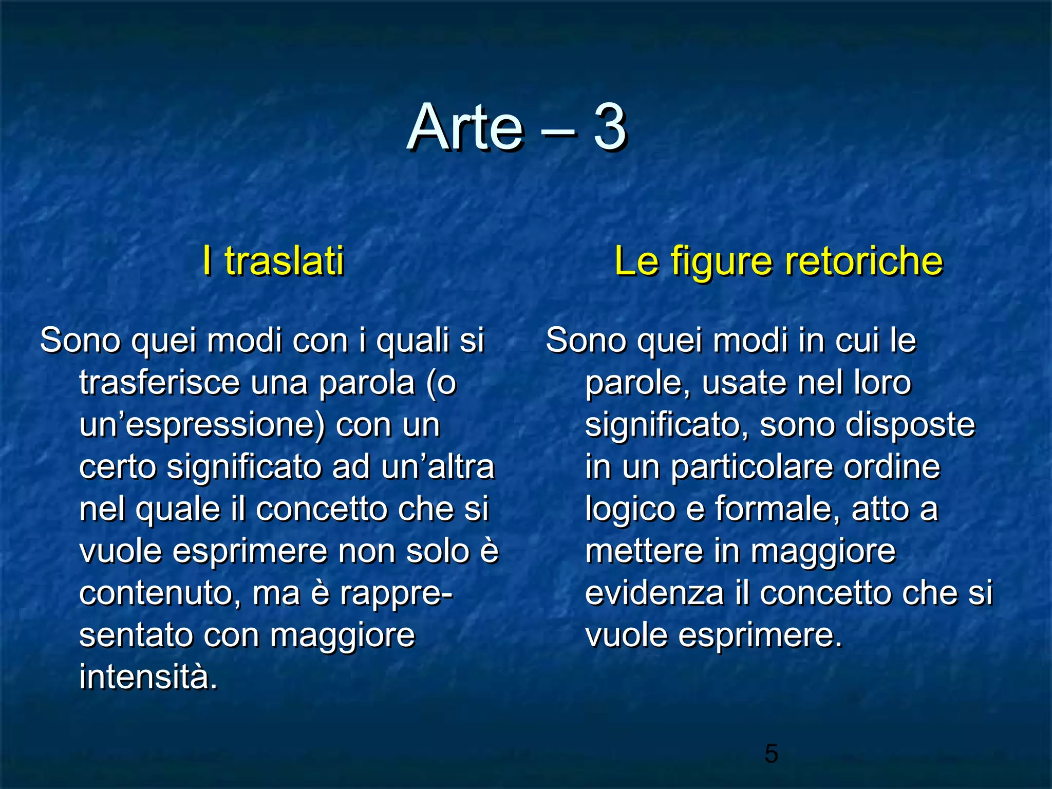 Lezione 4 | PPT