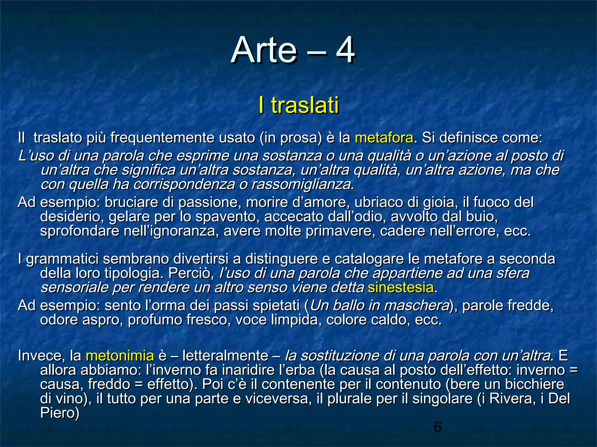 Lezione 4 | PPT