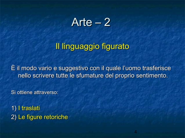 Lezione 4 | PPT