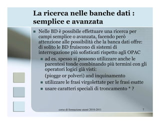 Lezione5 banche dati_2010-2011 | PDF