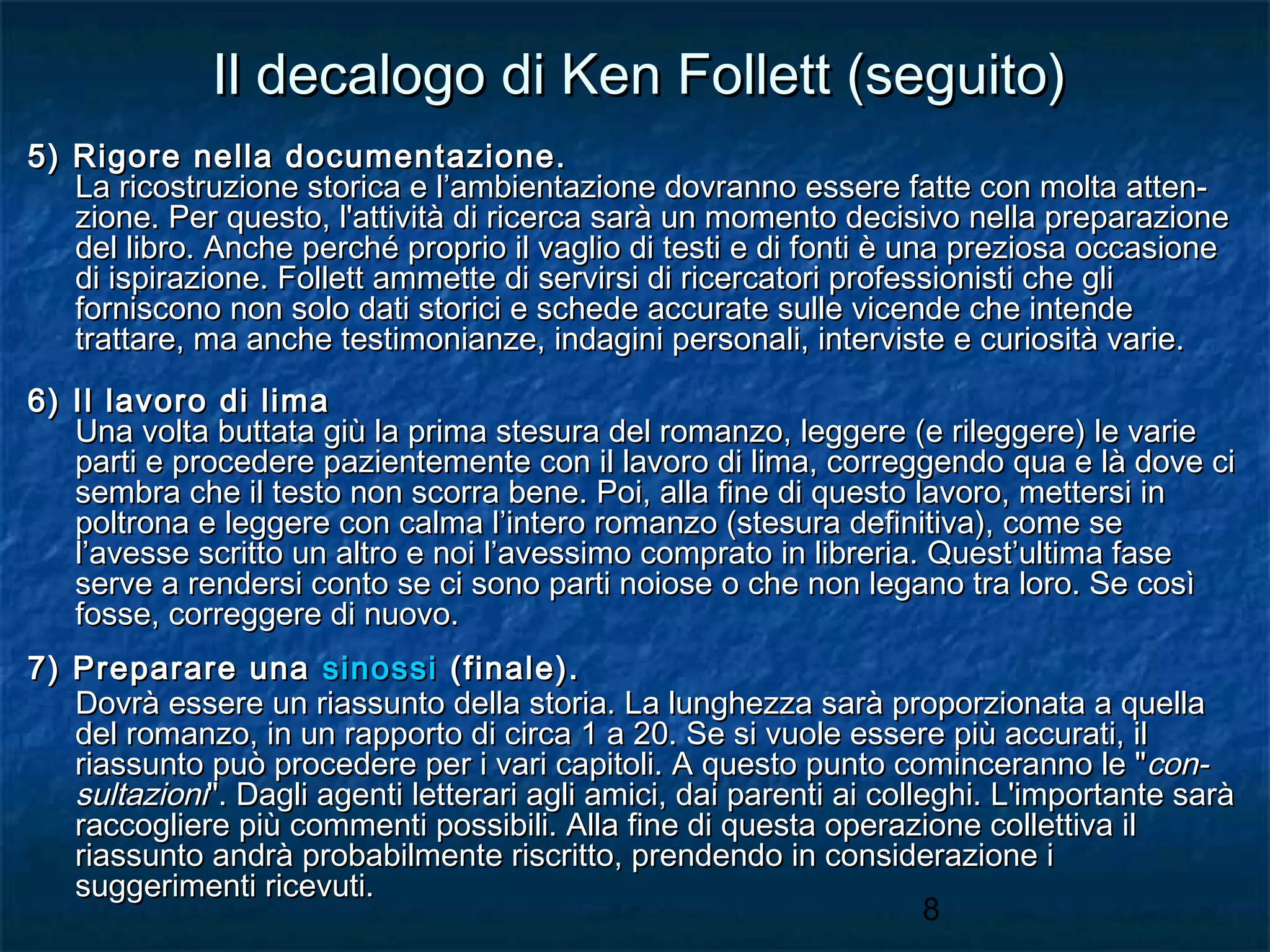 Lezione 6 | PPT