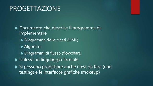 Lezione 6 - Accenni sull’ingegneria del software | PPTX