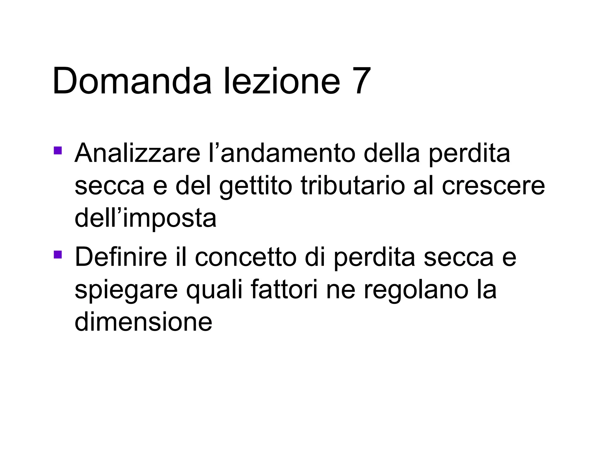 Lezione 7 | PPT