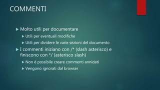 Lezione 7 - CSS | PPT