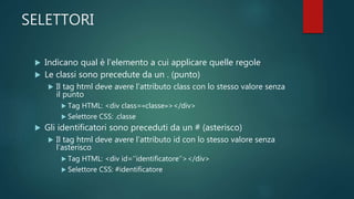 Lezione 7 - CSS | PPT