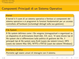 Lezione due | PDF | Operating Systems | Computer Software and Applications