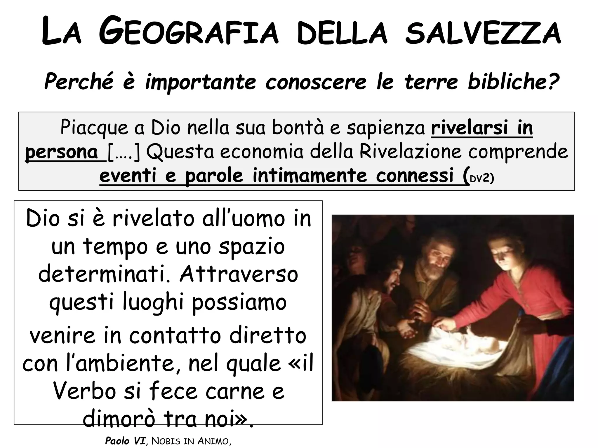 2°A Lezione di introduzione all'Antico Testamento: la geografia del ...