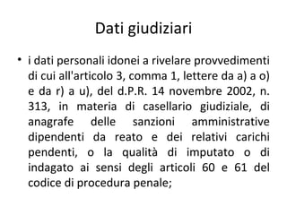 Introduzione al Codice privacy | PPT