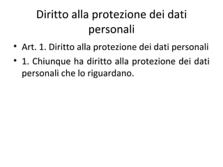 Introduzione al Codice privacy | PPT