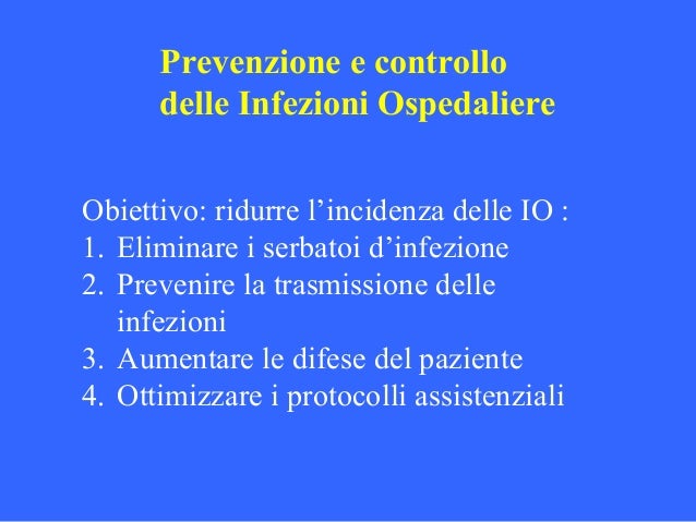 infezioni ospedaliere