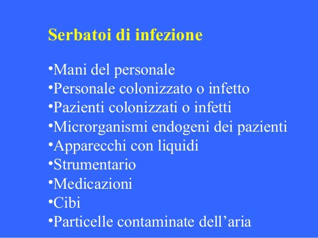 infezioni ospedaliere