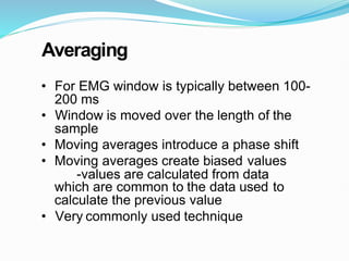 Lezione X_Processing EMG.pdf-Overview of EMG processing techniques | PDF
