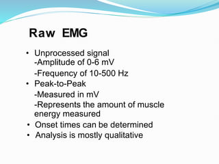 Lezione X_Processing EMG.pdf-Overview of EMG processing techniques | PDF