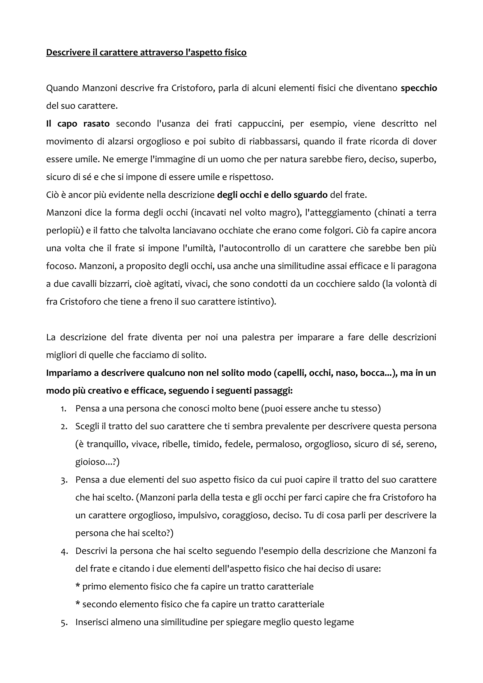 Lezioni a partire da fra cristoforo | ODT