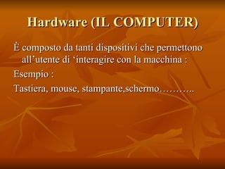 Lezioni di base | PPT