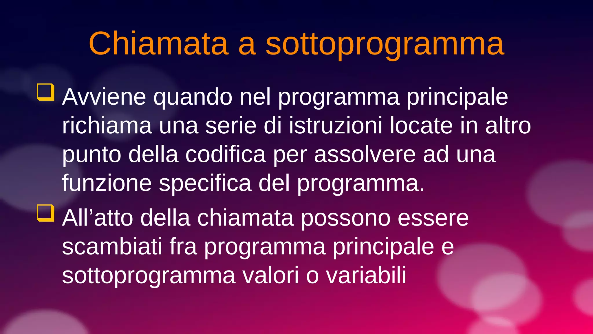 I sotto programmi in Python 3 | PDF