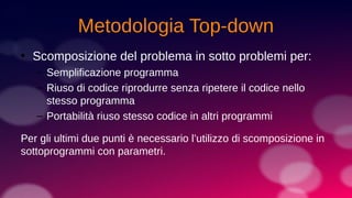 I sotto programmi in Python 3 | PDF