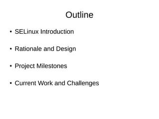 SELinux Project Overview - Linux Foundation Japan Symposium 2008 | PDF | Operating Systems ...
