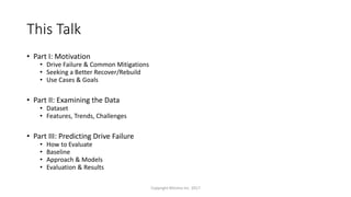 Predicting Storage Failures with Machine Learning | PDF