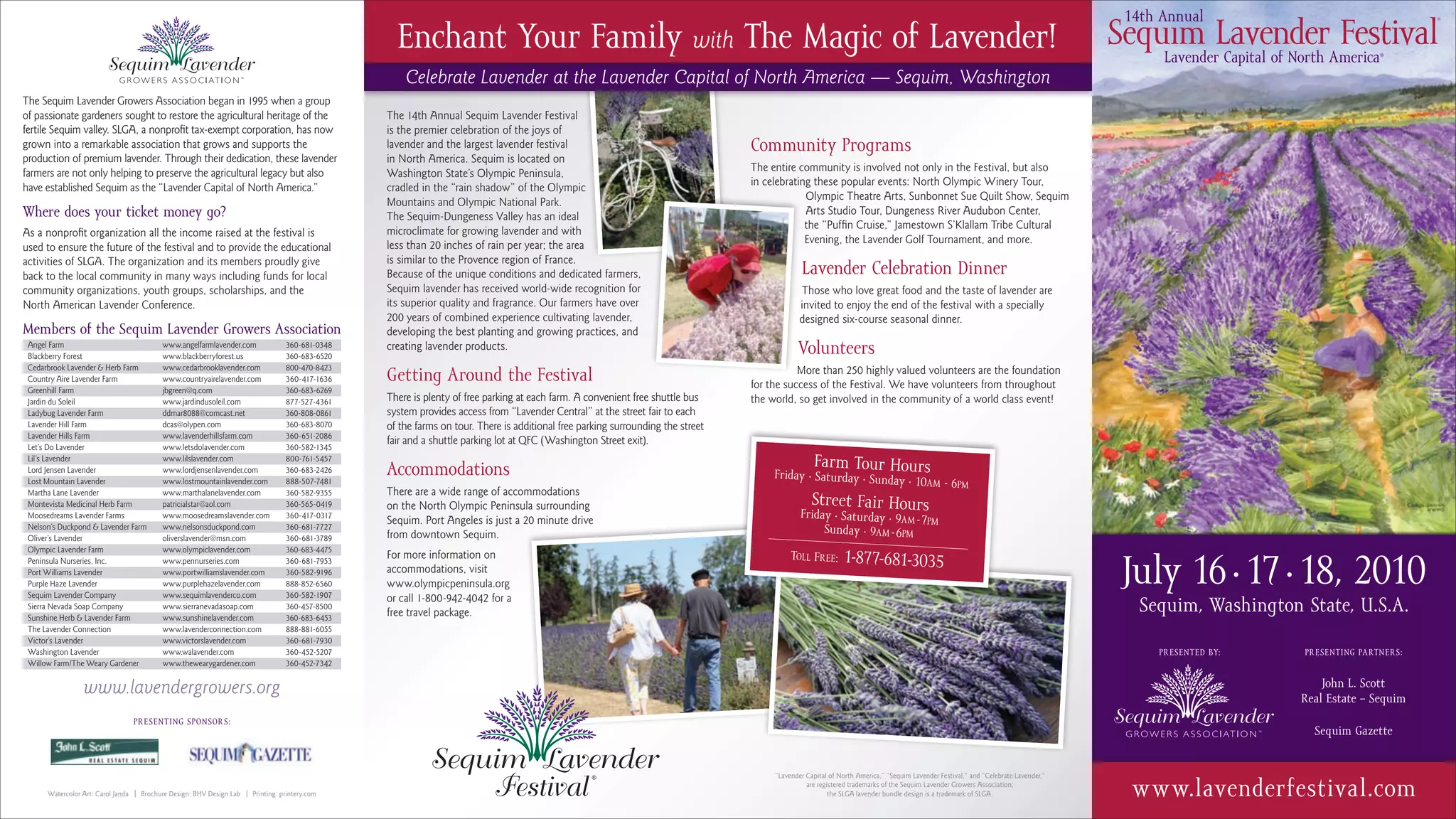 Lf003 Lavender Fest 10 Brochure | PDF