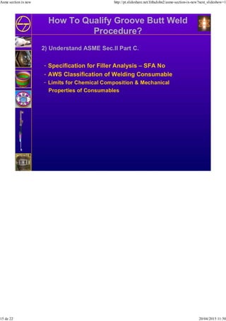 Asme section ix new | PDF