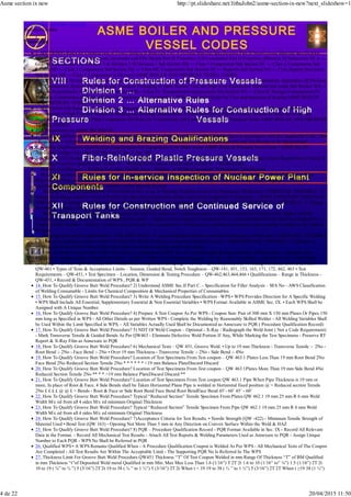 Asme section ix new | PDF | Technology & Computing