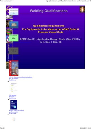 Asme section ix new | PDF | Technology & Computing