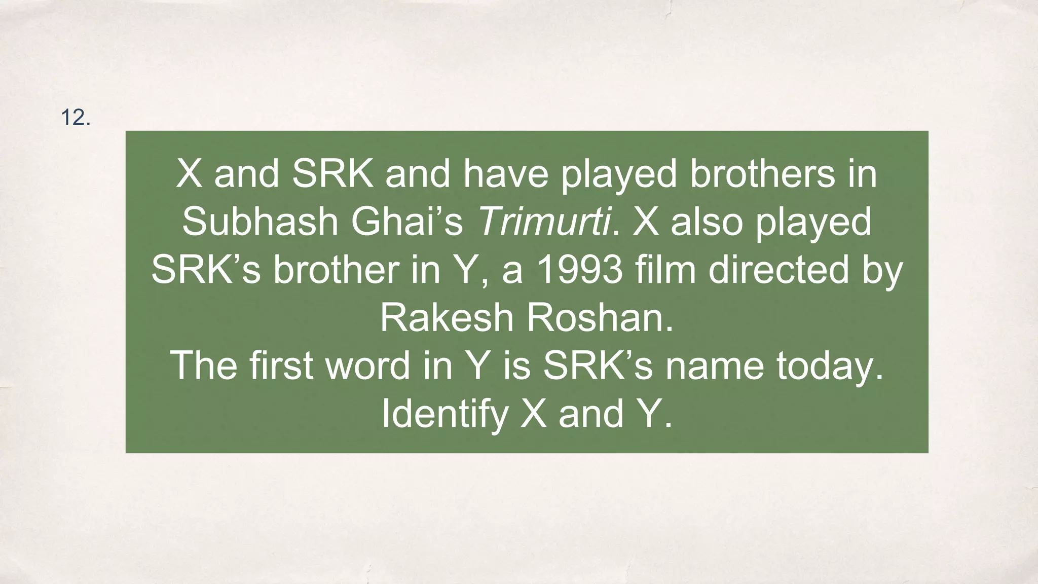 BER-SRK - The SRK Quiz | PPTX